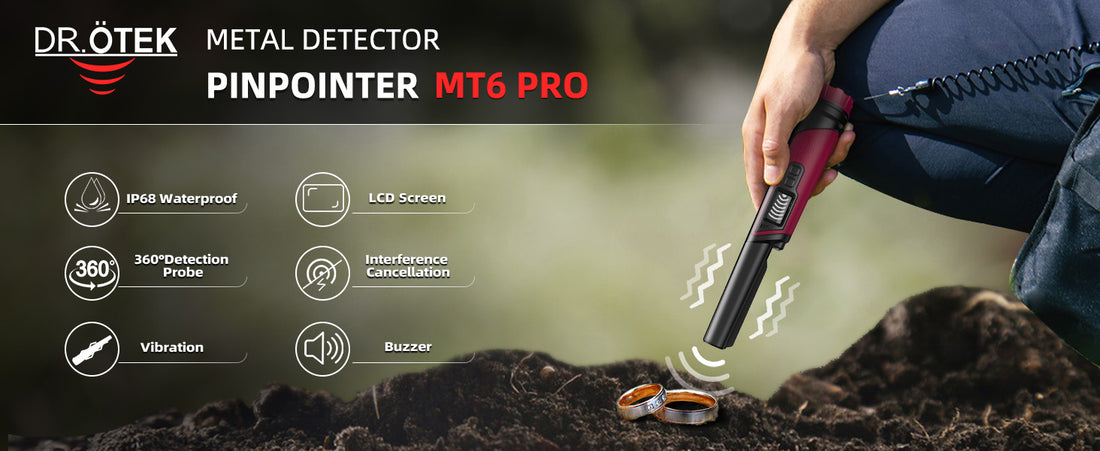 DR.ÖTEK MT6Pro Waterproof Metal Detector Pinpointer – Drotek Official